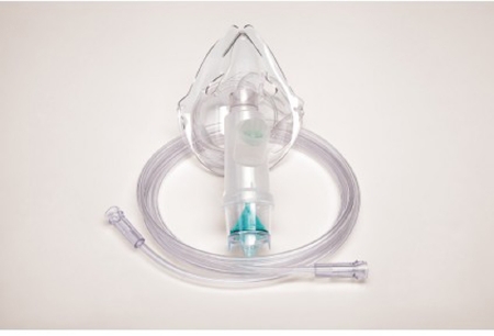 Nebulizer with Adult aerosol mask and 7ft supply tube